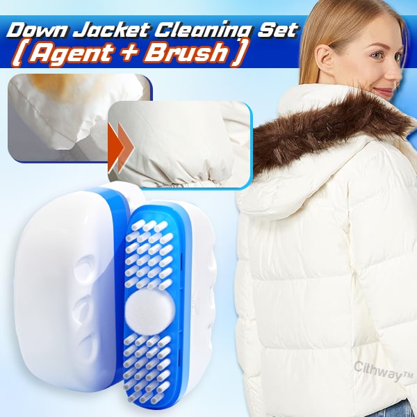 Cithway™ No-Wash Down Jacket Cleaning Agent And Brush – Desihope
