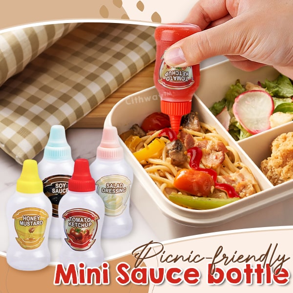 Cithway™ Easy-Squeeze Mini Sauce Bottle – Desihope