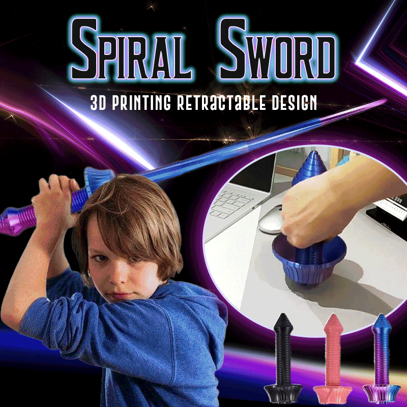 Cithway® Cool 3D Spiral Flip-Out Sword – Desihope