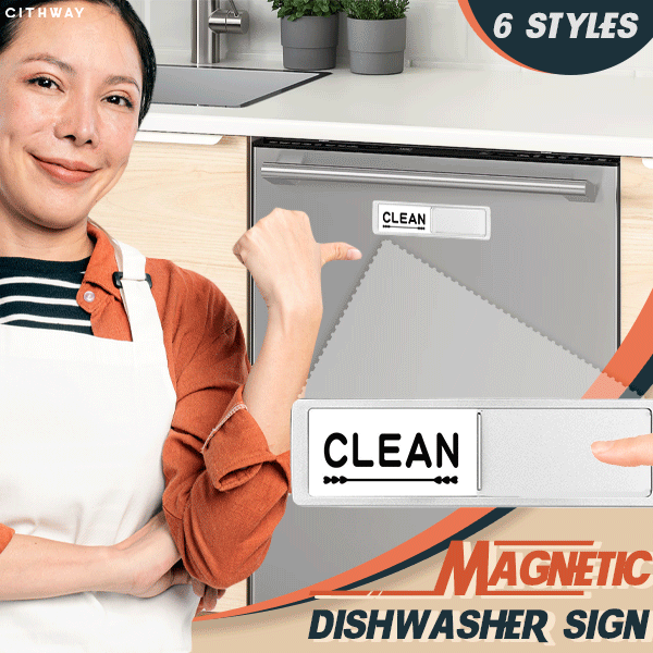 Cithway™ Dishwasher Clean/Dirty Magnet Sign – Desihope